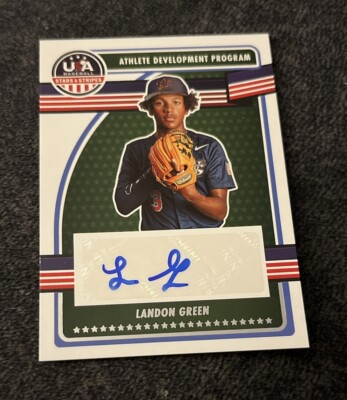2023 USA Stars & Stripes LANDON GREEN Auto Rookie | eBay