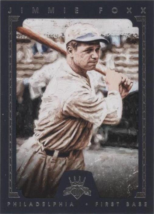 2016 Panini Diamond Kings - Jimmie Foxx #8 Blue Framed /99 for sale ...