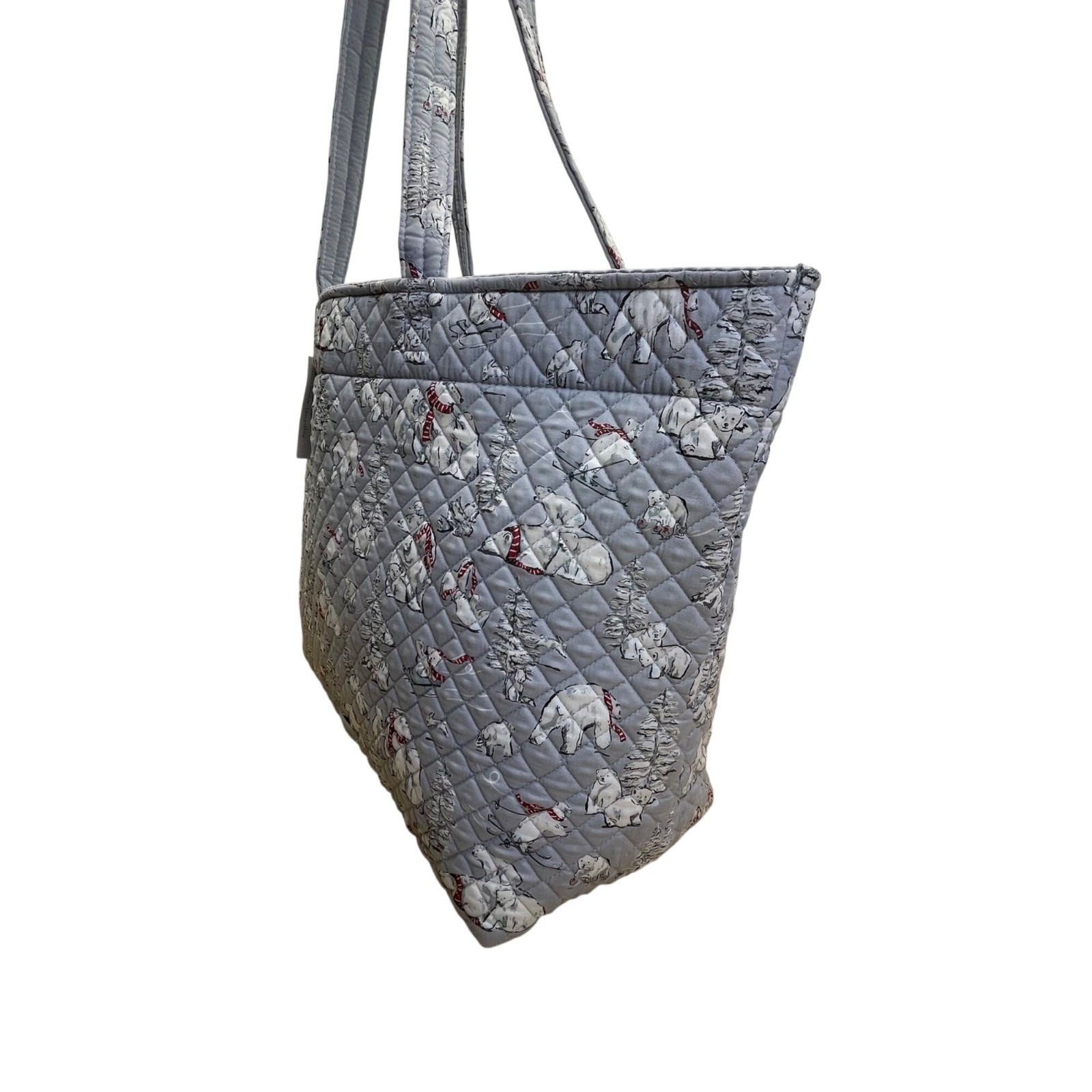 Vera Bradley Women’s Beary Merry Quilted Reversible Iconic Grand Tote ...