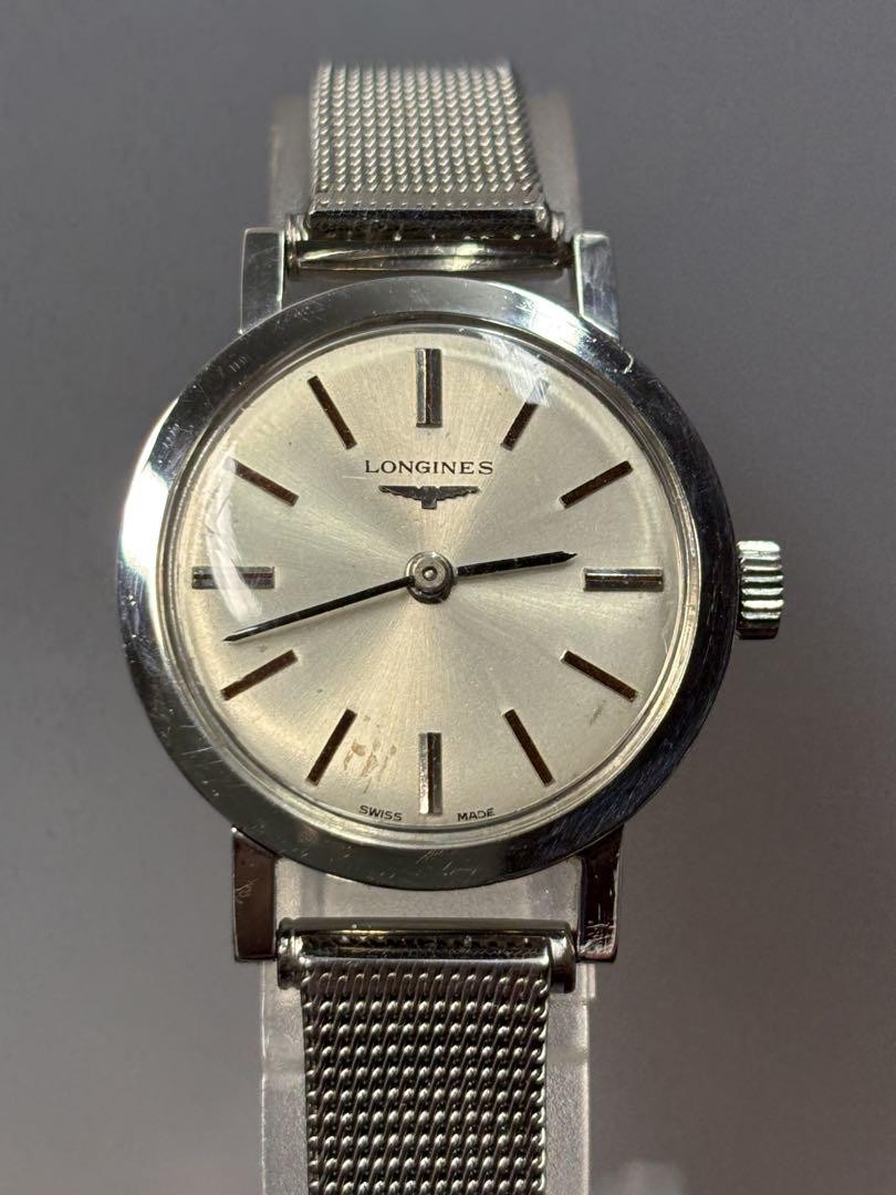 Longines Vintage Hand-Wound Watch Men's/Unisex Leathe… - Gem