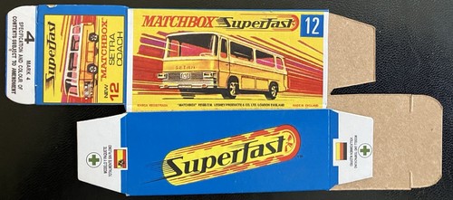 Matchbox Superfast #12 Setra Coach ‘70-‘71 Type G Repro Box | eBay