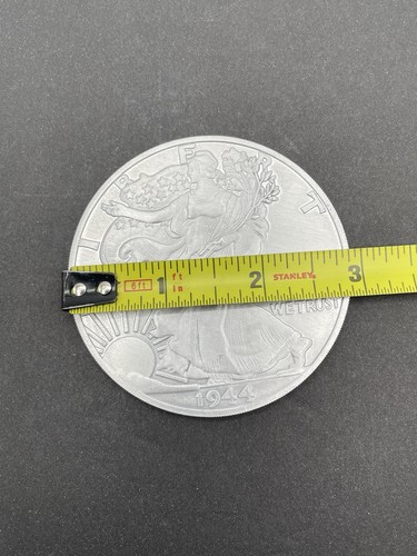 Giant Jumbo 3” Novelty Walking Liberty Prop Coin For Magic Tricks ...