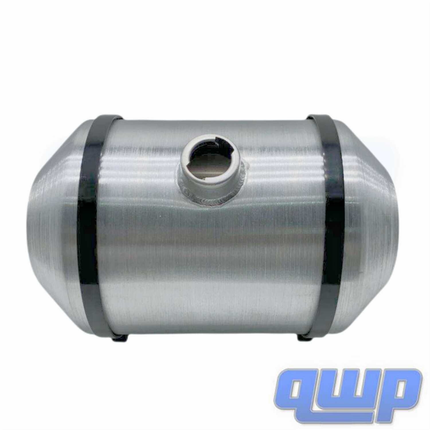 Aluminum Spun 5 Gallon 10x16 Fuel Tank 1/4 NPT Center Fill Round Gas ...