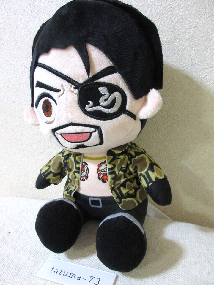 Ryu ga Gotoku Goro Majima Sitting Plush Doll Yakuza Like a Dragon SEGA ...