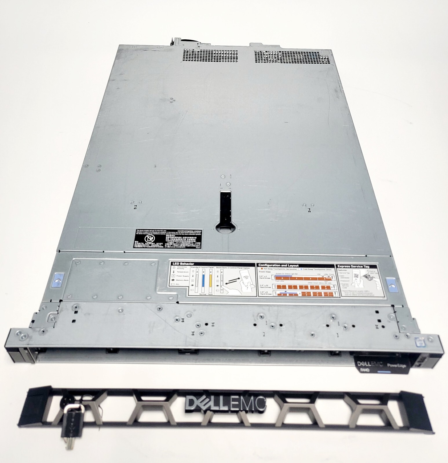 Dell PowerEdge R640 2-6154 3.0 18c,64gb,8 trays,0X0,H730,2X750W PSU ...