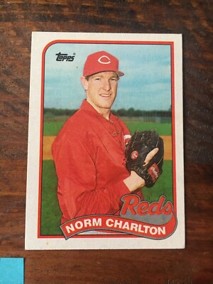 1989 TOPPS #737 NORM CHARLTON REDS | eBay