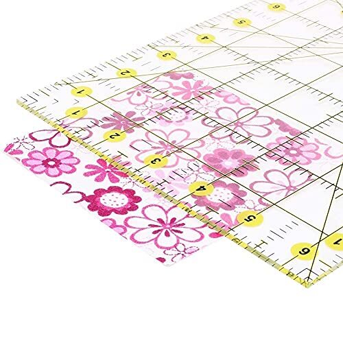 Quilting Ruler Acrylic Quilters Ruler for Easy Precision Cutting Fabric ...