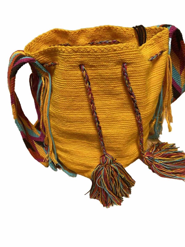 Original Wayuu Hand Made Bucket Purse Crossbody Strap | eBay