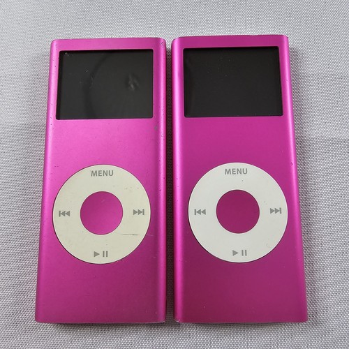Apple A1199 iPod Nano 2nd Gen Pink 4GB Bundle Of 2 No Charger READ ...