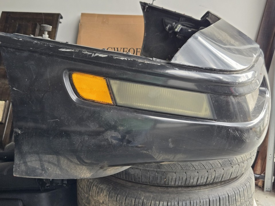 91-96 Chevy C4 Corvette Front Bumper Cover With Lights & Rebar | eBay