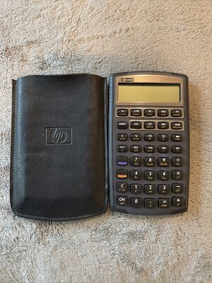 TESTED Hewlett Packard HP-10BII Financial Calculator w/ Fresh Batteries ...