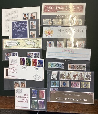 Job Lot Of Royal Mail Mint Stamps ( Presentation 94 Packs) | eBay UK