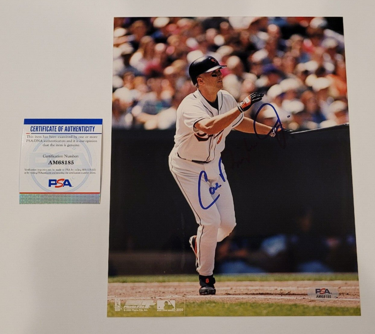 Cal Ripken Jr. Autographed Memorabilia | Signed Photo, Jersey ...