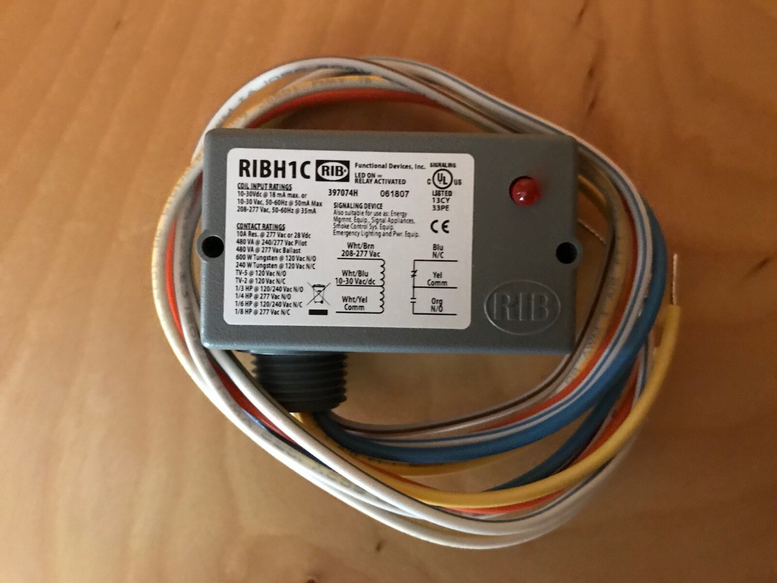 RIB RIBH1C Signaling Device Enclosed Relay | eBay