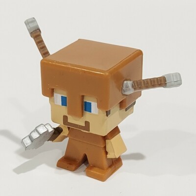 Minecraft Mini-Figures 1" Steve in Armor Arrows Mini Action Figure ...