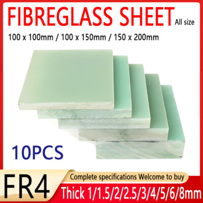Epoxy Glass Fibre Sheet FR4 Glassfibre Plate Resin Board 1/1.5/2/2.5/3 ...