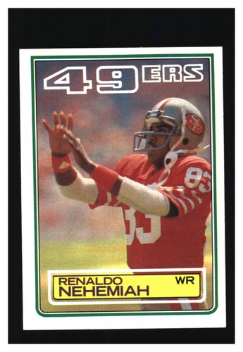 1983 Topps #171 Renaldo Nehemiah San Francisco 49ers NM-MT | eBay