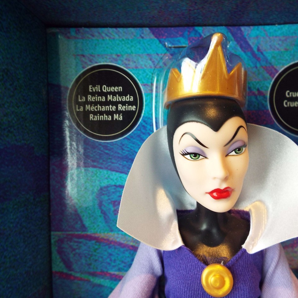 NEW Mattel Disney Villains 3 Dolls Gift Set in Sealed Mattel Mailer Box ...