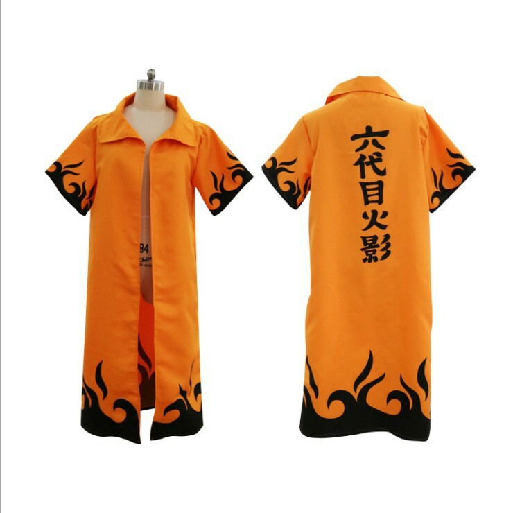 Naruto Anime Cosplay Namikaze Minato Naruto Hokage Cape Halloween ...