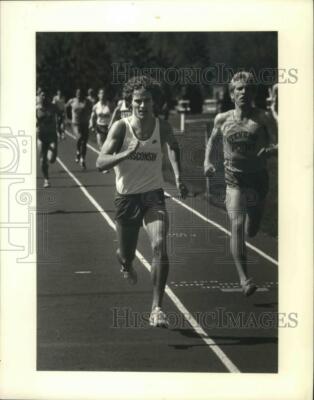 1984 Press Photo Tim Hacker, University of Wisconsin, Cross Country ...