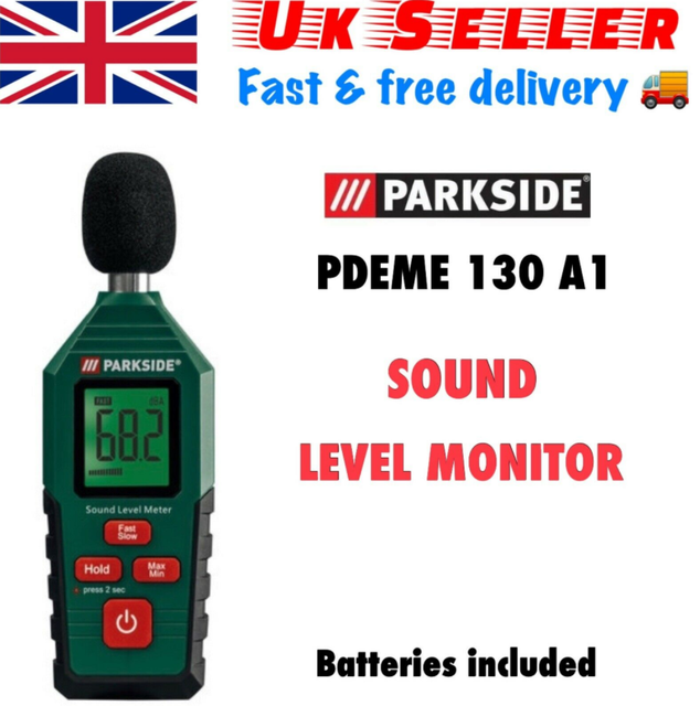 Parkside Sound Level Meter 2020 German Model Pdeme 130 A1 BNISB for ...