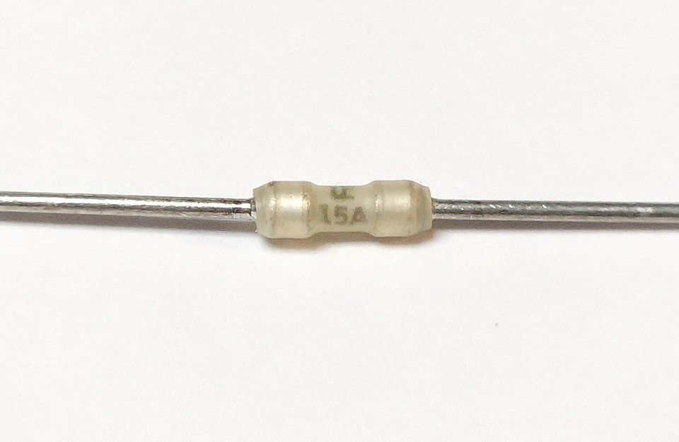 LOT OF 10 LITTELFUSE PICOFUSE 251015 15 AMP AXIAL 125 VAC Fuse Resistor ...