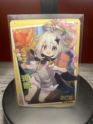 Paimon SCR - Genshin Impact - Goddess Story Anime Waifu Trading Card | eBay