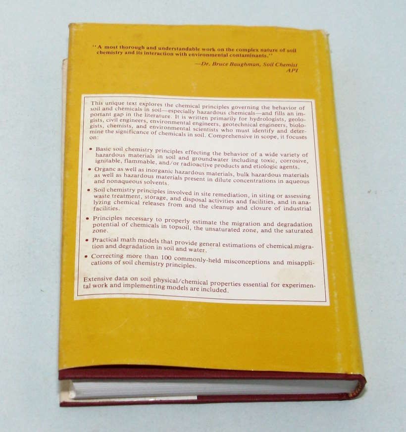 The Soil Chemistry Of Hazardous Materials - James Dragun - Hardcover ...