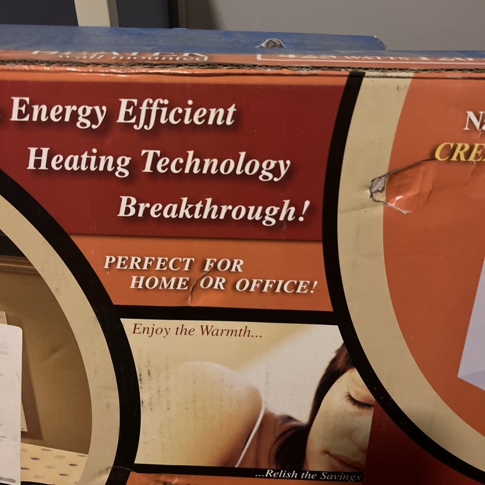 Econo-heat 425 Watt 120 Volt Electric Panel Wall Mounted Heater Never ...