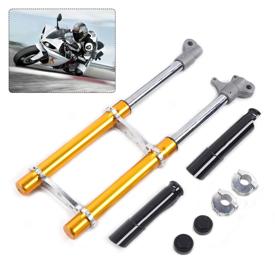 2-Stroke Mini Front Fork Shocker 49cc Dirt Pit Bike Triple Tree Clamp ...