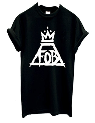 FALL OUT BOY FOB MUSIC TOUR MUSIC INDIE CROWN LOGO ADULTS & KID'S SIZES ...