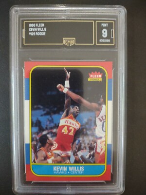 1986 Fleer #126 Kevin Willis Rookie GMA 9. MINT! | eBay