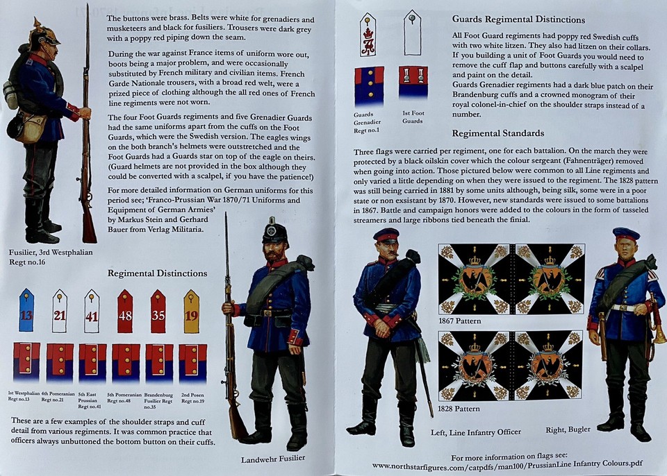 Perry Franco-Prussian War Prussian Infantry Command • Sprue • 4 Minis ...