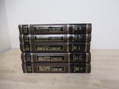 Lot of 5 The Complete Biblical Library The New Testament Study Bible ...
