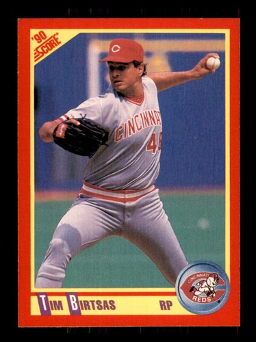 1990 Baseball Score Tim Birtsas Cincinnati Reds #408 | eBay