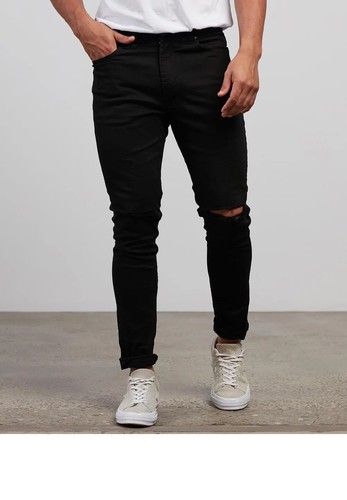 NENA & PASADENA NXP Flynn Skinny fit jeans NPMFSJ002 BLACK-32 RRP $129 ...