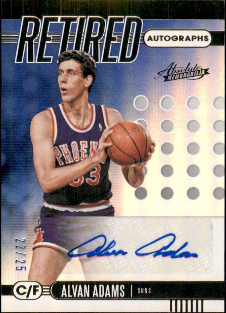 2019-20 Panini Absolute Memorabilia - Retired Autographs Alvan Adams # ...