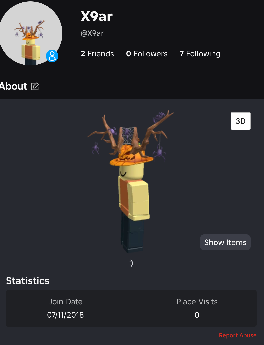 *RARE* ROBLOX 4 LETTER USERNAME - "X9AR" WITH PUMPKIN FEDORA AND OTHER ...