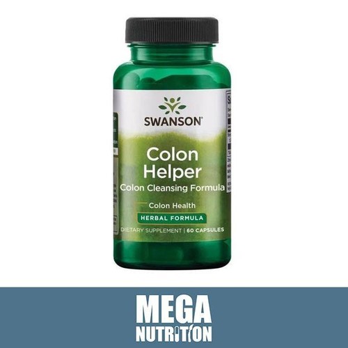 Swanson Côlon Helper 60 Capsules Herbes Mélange Pour Naturel Support Et ...