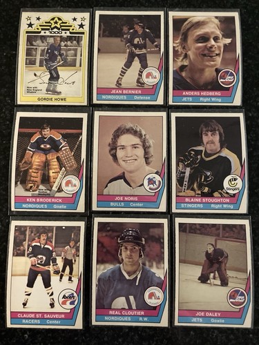 77-78 OPC WHA Complete Set Gordie Howe Bobby Hull Mark Howe 1-66 | eBay