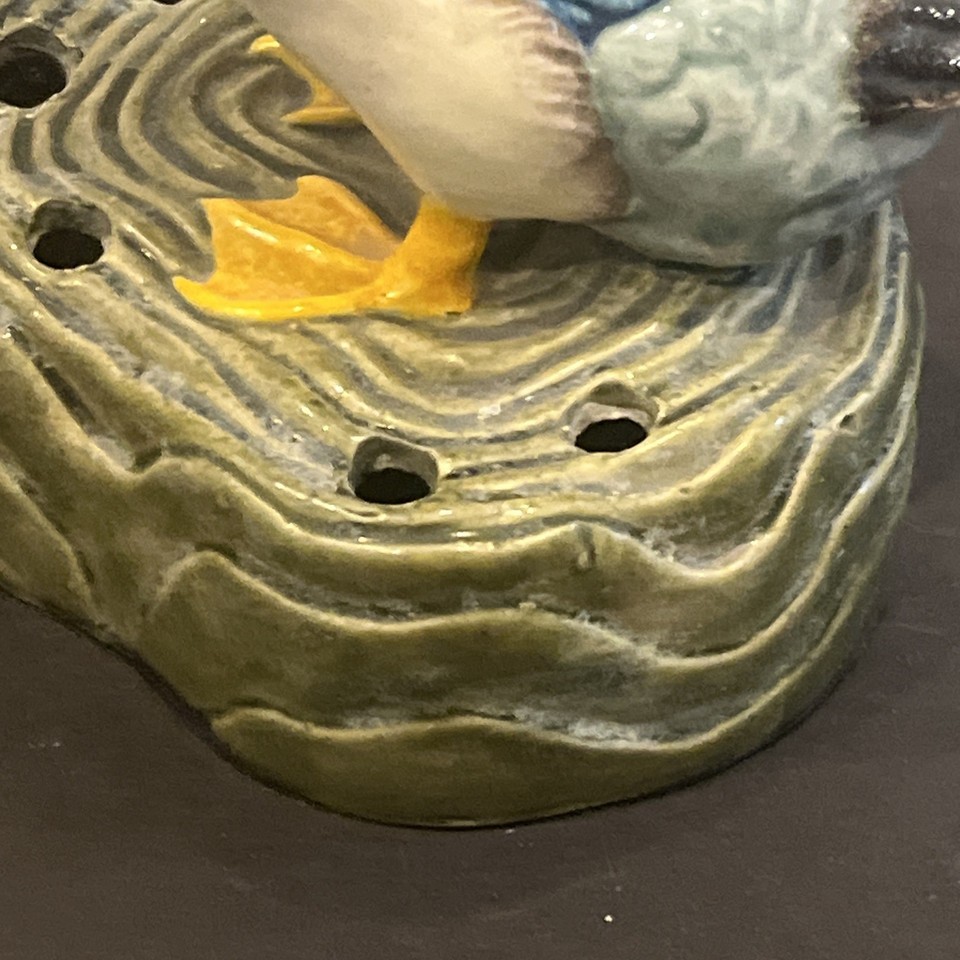 Mallard Duck Flower Frog Made In Japan | eBay