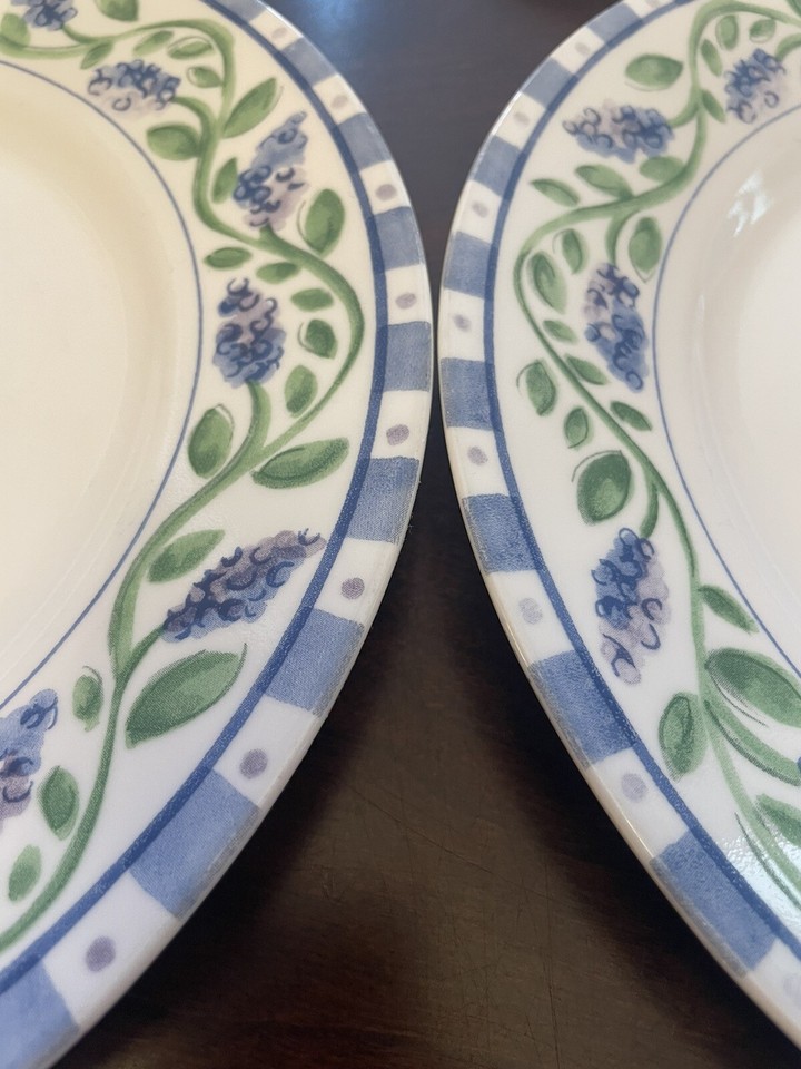 Corelle French Lilac Dinner 10.5” Plates Set of 4 Blue Purple | eBay