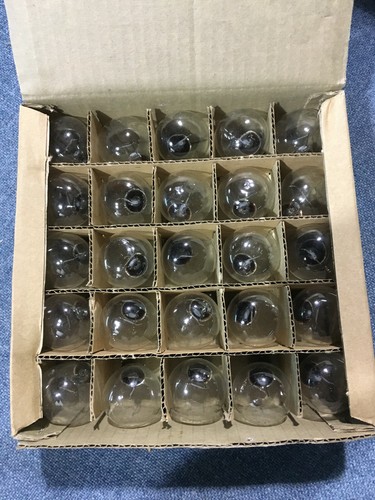 BOX OF 25 BULBS- PLACON PL-1056 Miniature Bulb Ba15d Base 32 Volt/50CP ...