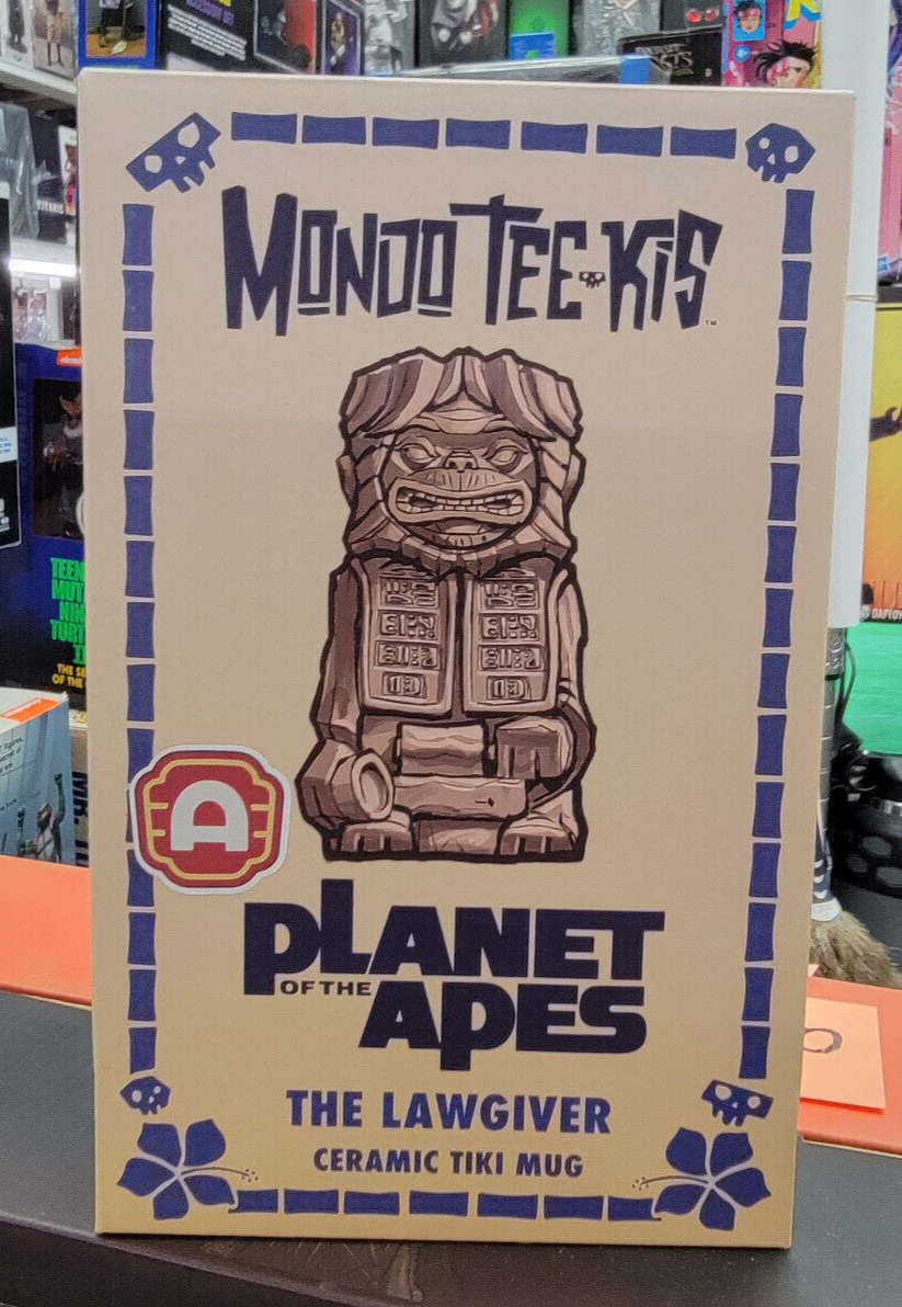 MONDO TEE-KIS PLANET OF THE APES LAWGIVER CERAMIC TIKI MUG BROWN ...