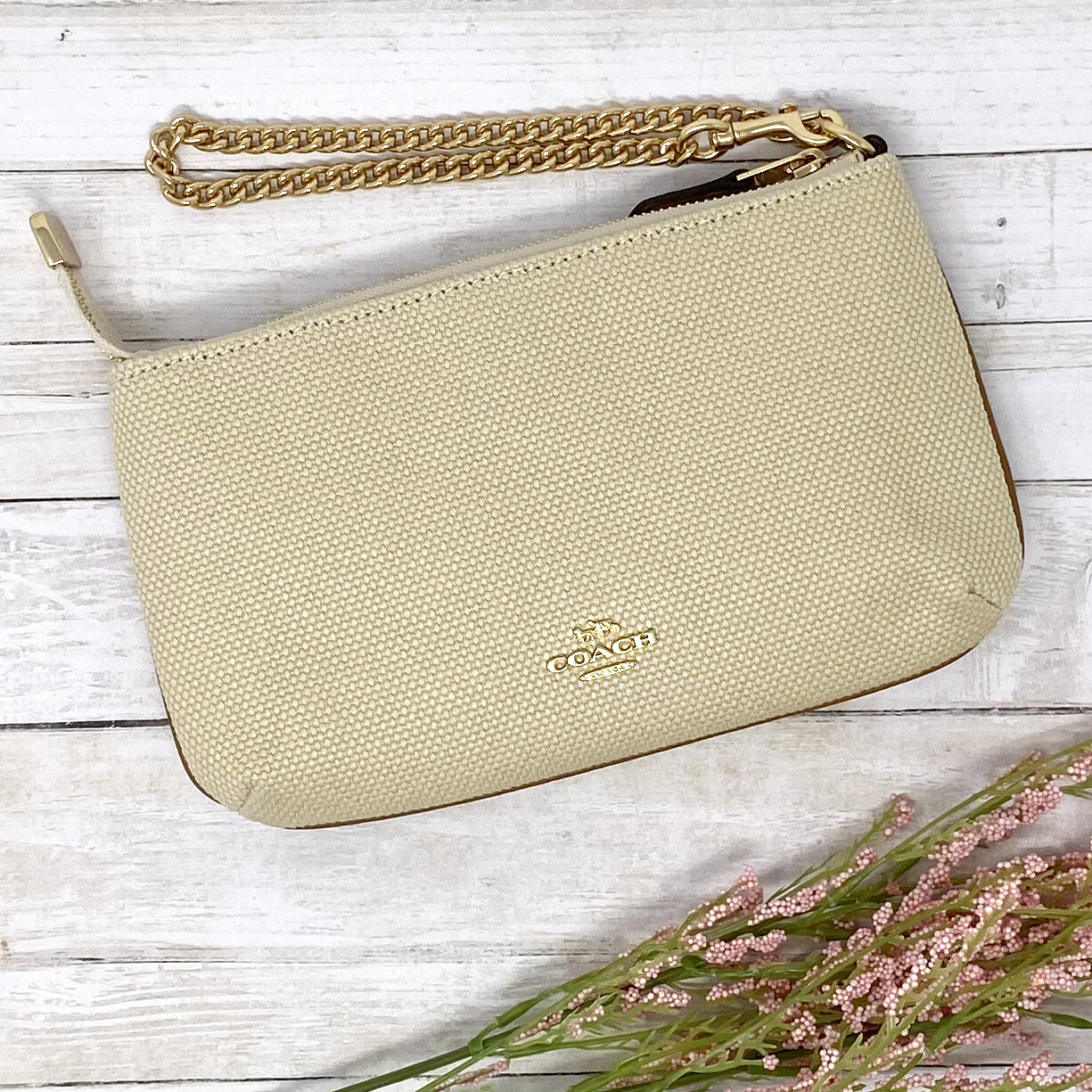 Coach+Large+Wristlet+19+W%2FDreamy+Veggie+Print+Horse+%26+Carriage ...