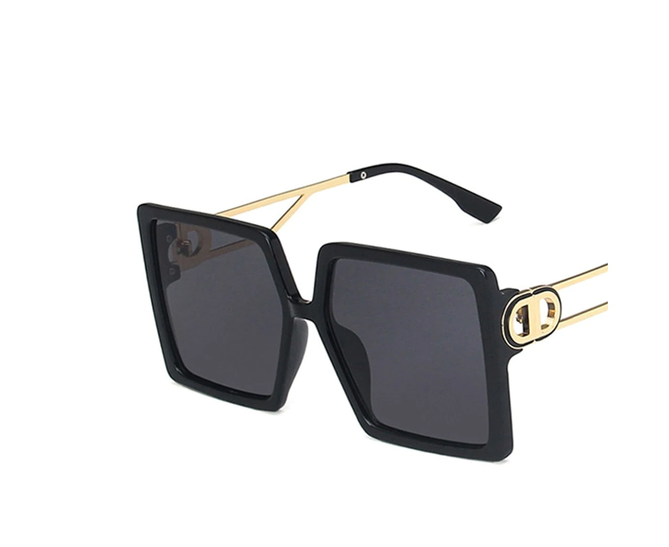 Vintage Oversize Square Sunglasses Women Luxury Brand Big Frame Women ...