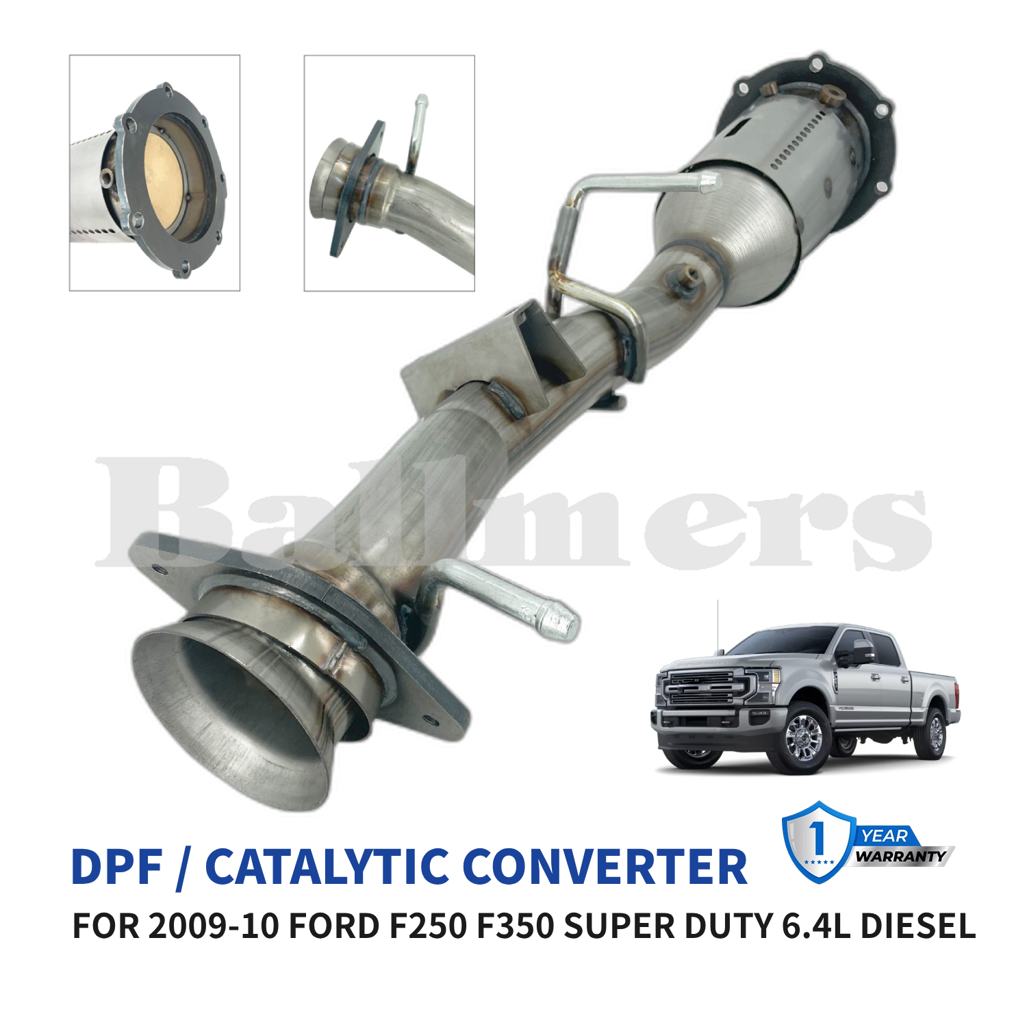 Catalytic Converters / DPF For 2008-10 Ford F250 350 super duty Diesel ...