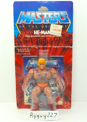 MOTU, He-Man, 8-back, Masters of the Universe, MOC, sealed figure ...