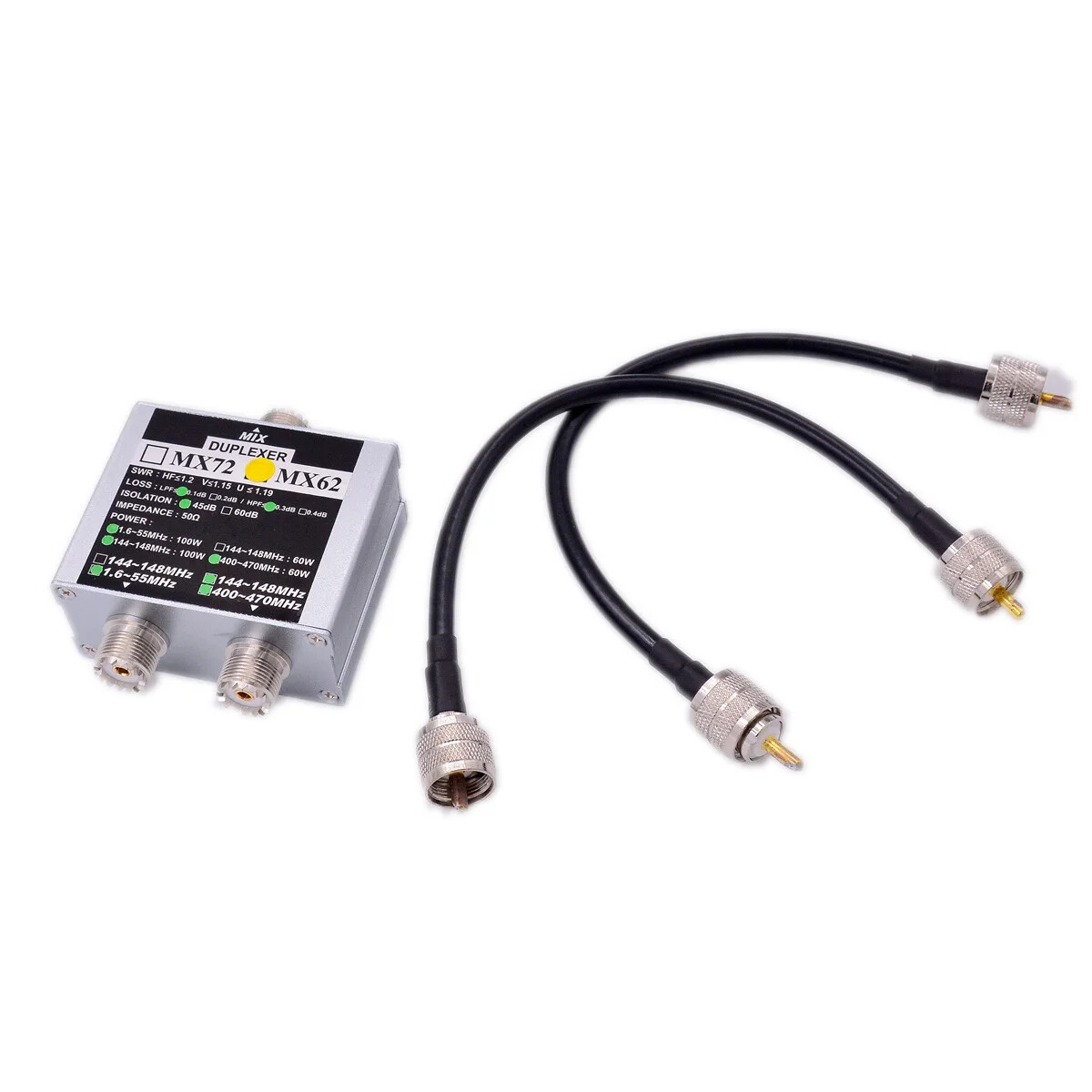 MX62 Antenna Duplexer VHF UHF Different Frequency Linear Combiner ...