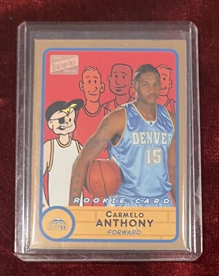 Carmelo Anthony 2003-4 Topps Bazooka Gold SP RC Rookie Card | eBay